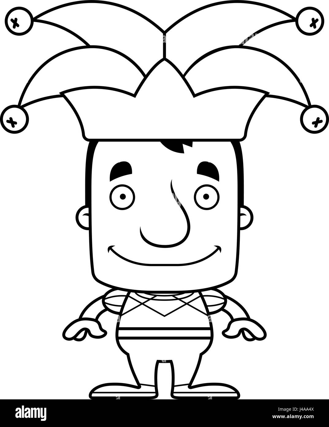 A cartoon jester man smiling Stock Vector Image & Art - Alamy