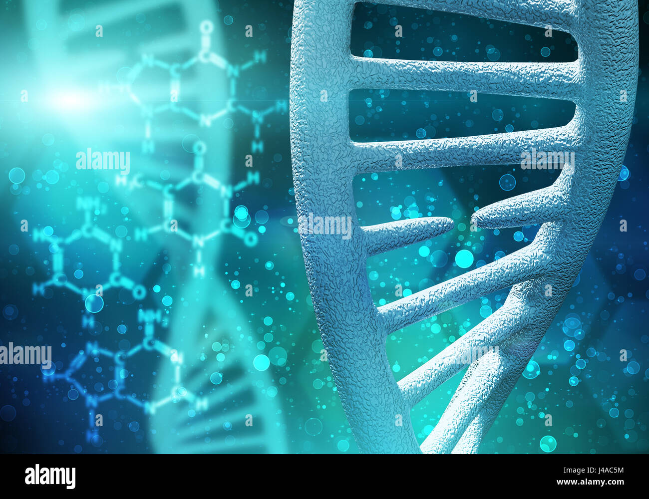DNA molecules background Stock Photo - Alamy