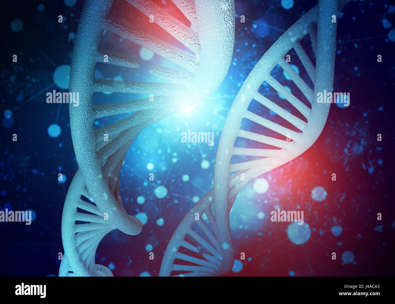 DNA molecules background Stock Photo - Alamy
