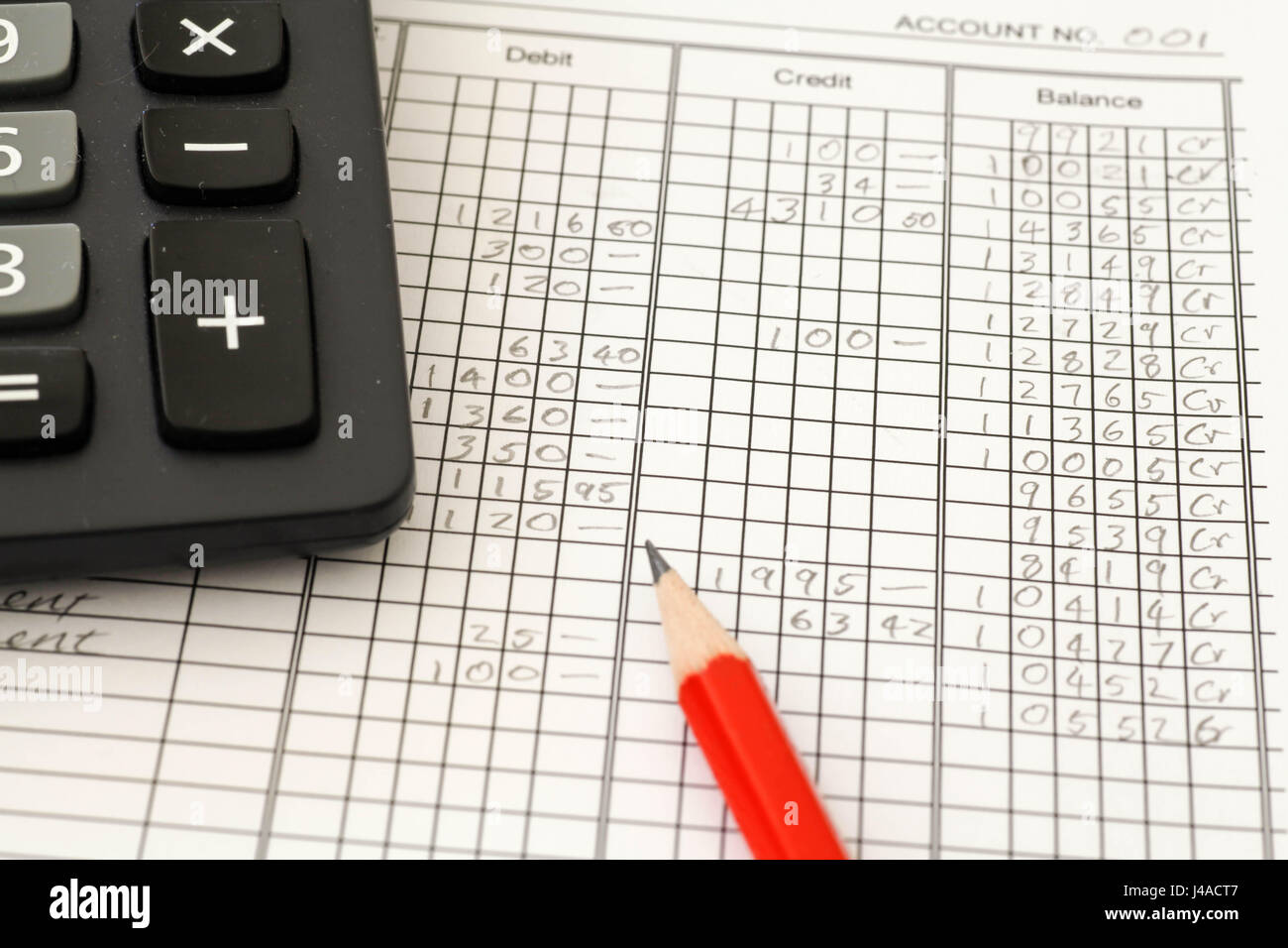 Handwritten numbers ledger hi-res stock photography and images - Alamy