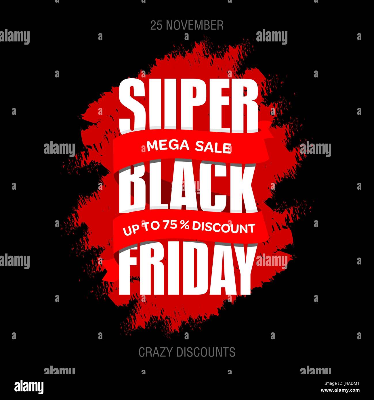 Black Friday sale inscription best design template. Black Friday banner ...