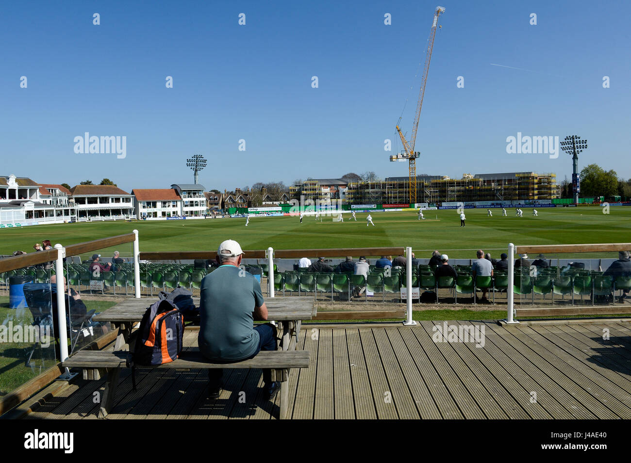 The Spitfire Ground St Lawrence Canterbury Stock Photos & The Spitfire ...