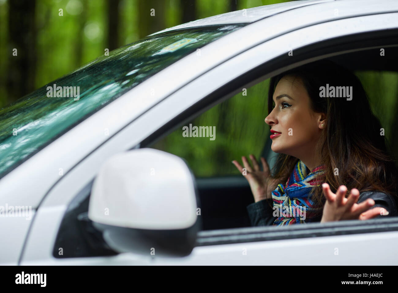 Angry woman driver hi-res stock photography and images - Alamy