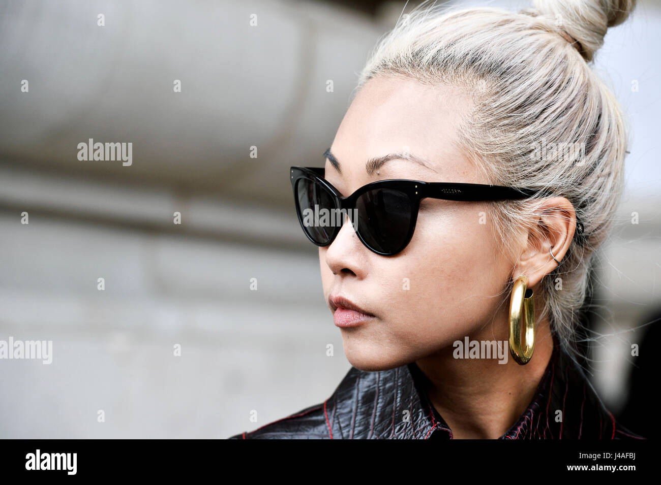 Vanessa Hong at Maison Margiela, Paris Fashion Week RTW A/W 2017, Paris ...