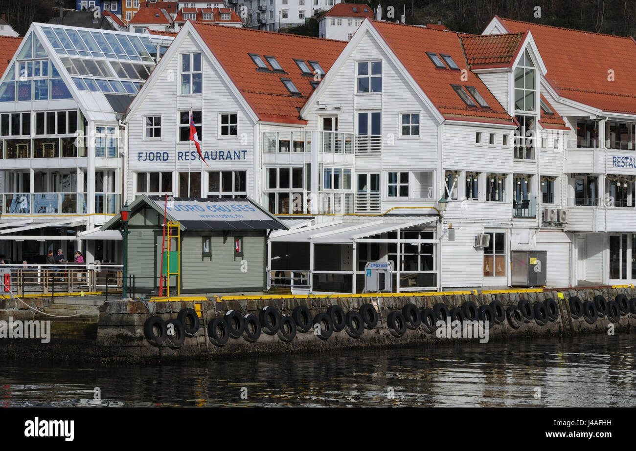 The waterfront of Bergen harbour. Bergen, Norway Stock Photo - Alamy