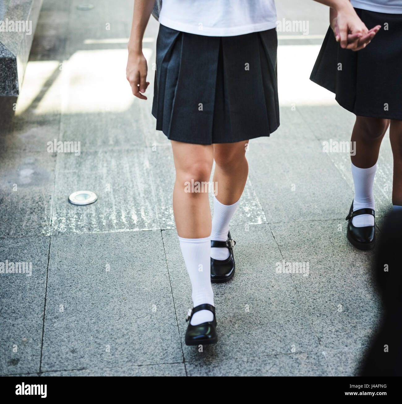 High school girls legs hi-res stock photography and images - Alamy