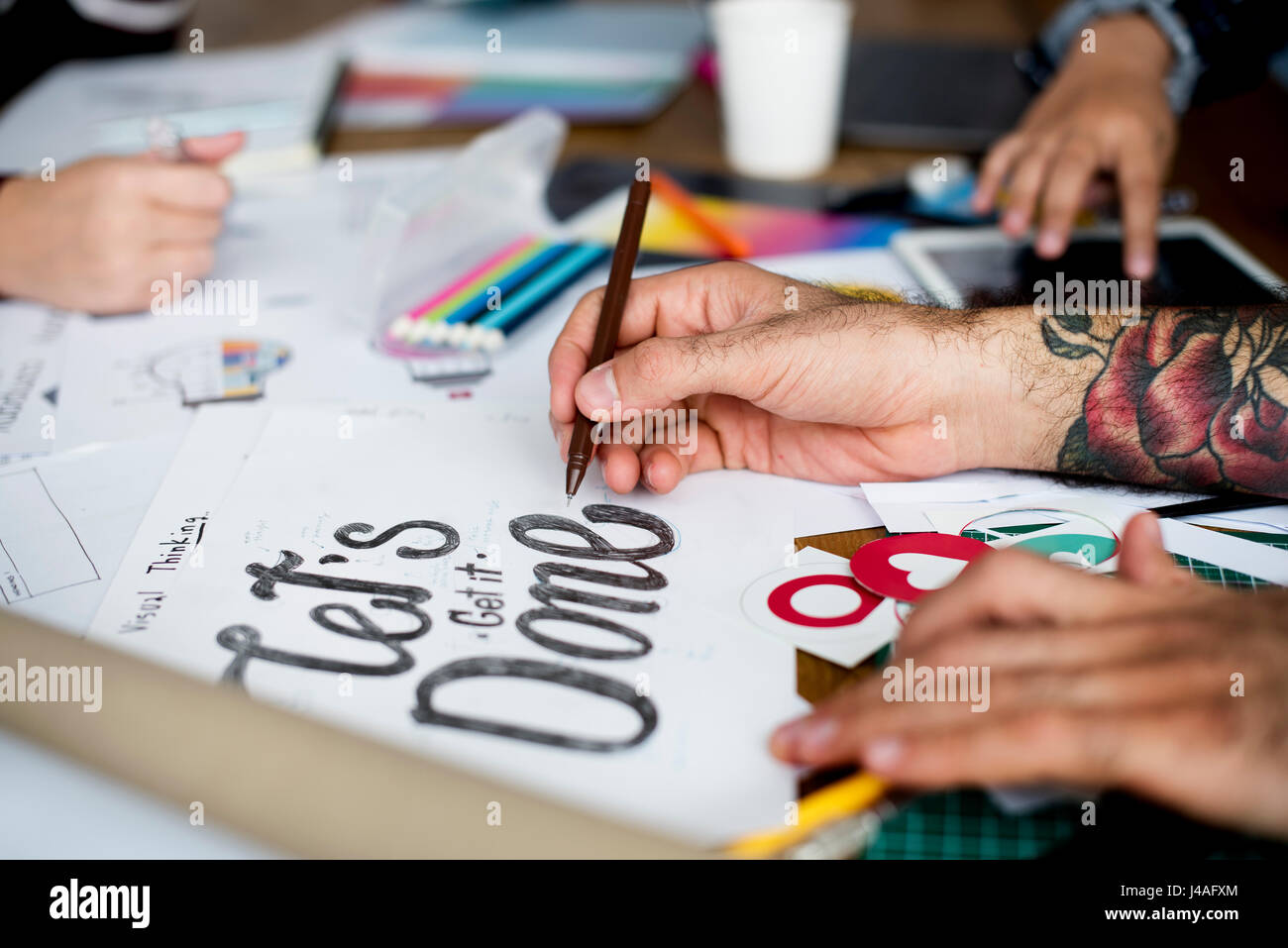 Lets get it done hi-res stock photography and images - Alamy