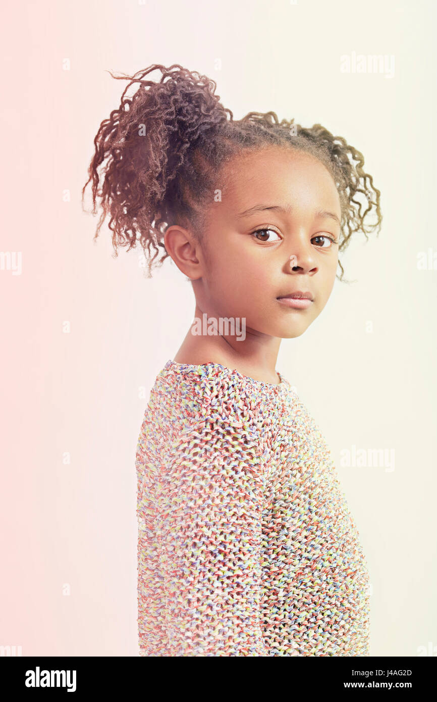 Coy expression hi-res stock photography and images - Alamy