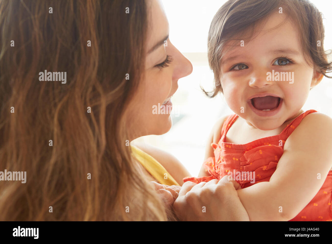 Woman baby girl hi-res stock photography and images - Alamy