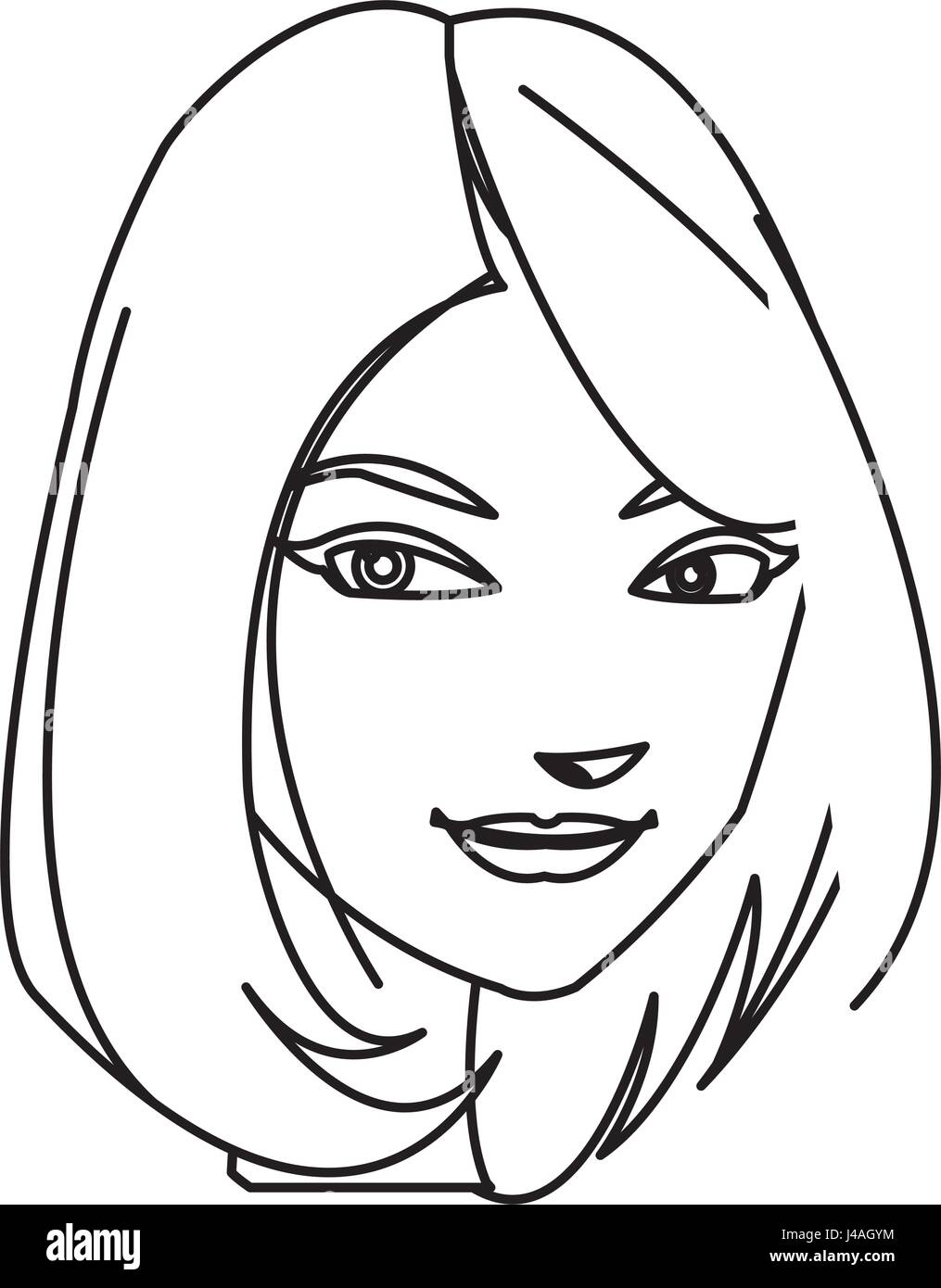 Team portrait at work casual Stock Vector Images - Alamy