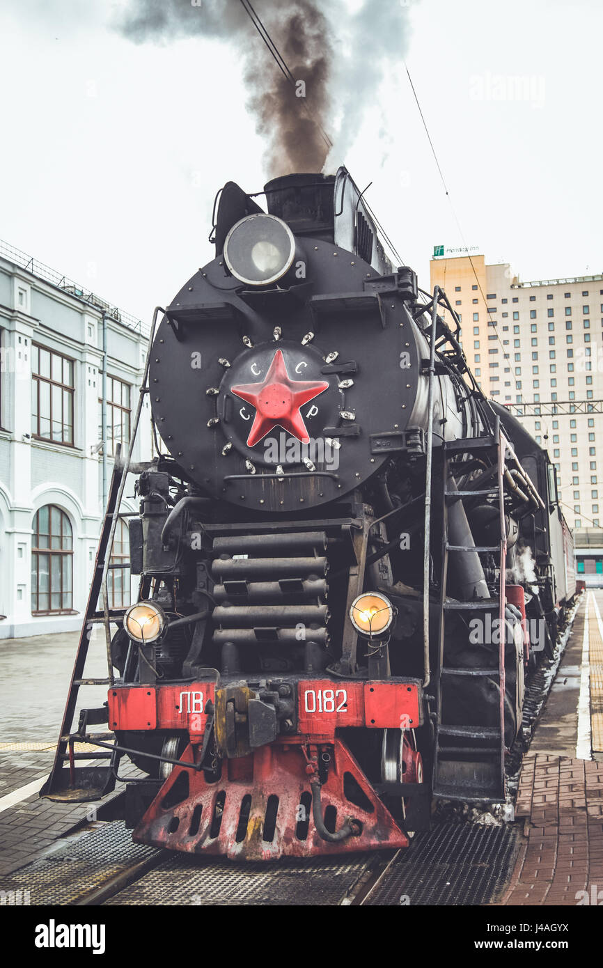 Soviet locomotive hi-res stock photography and images - Alamy