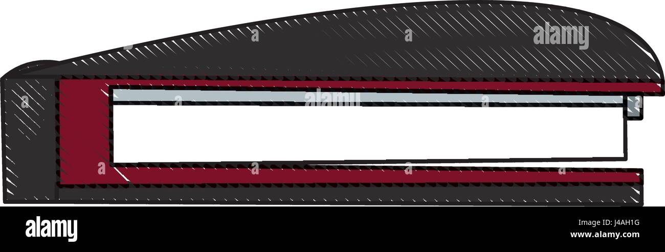 drawing stapler and metal staple office Stock Vector Image & Art - Alamy