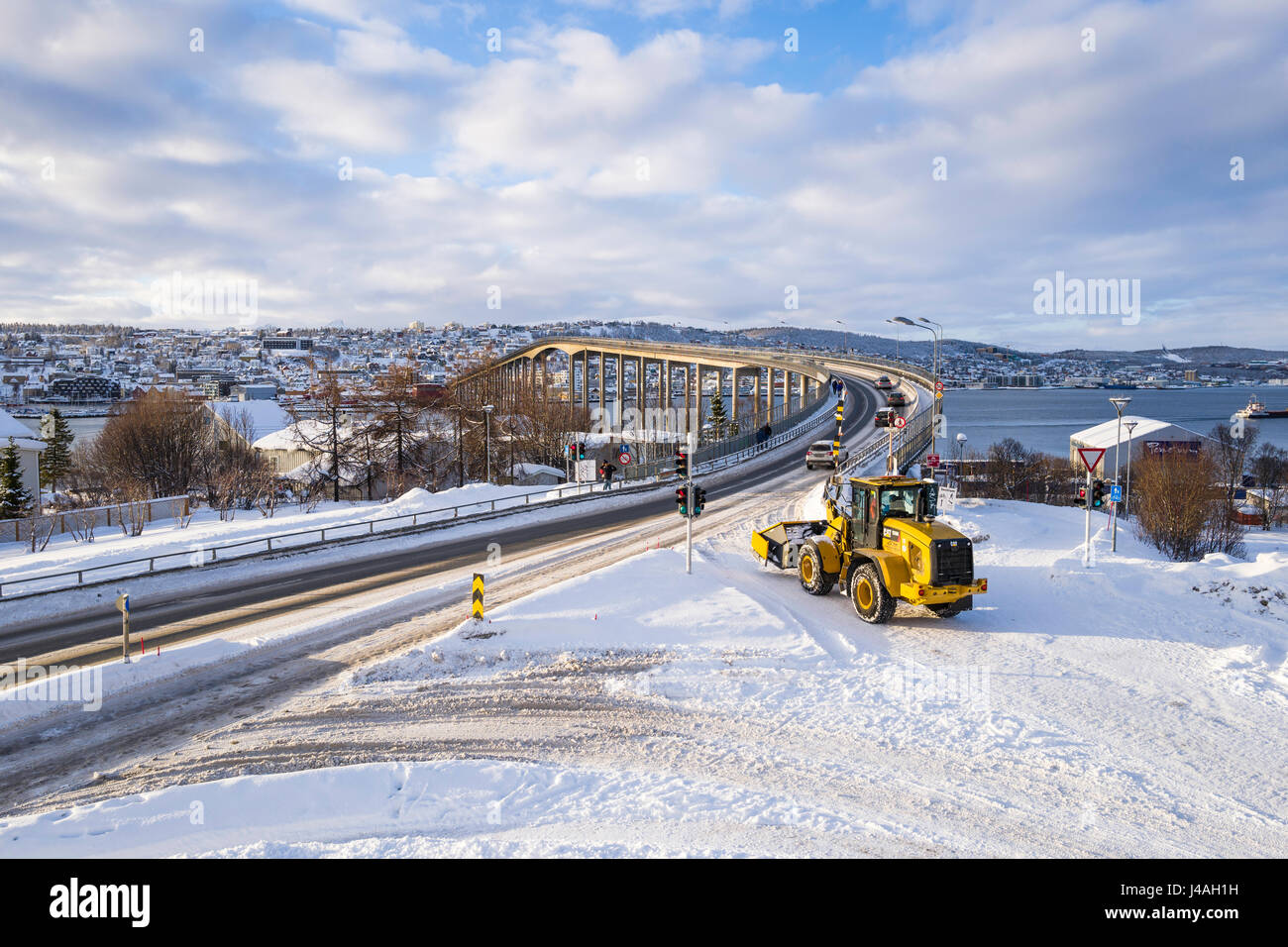 Tromso cantilever bridge hi-res stock photography and images - Alamy