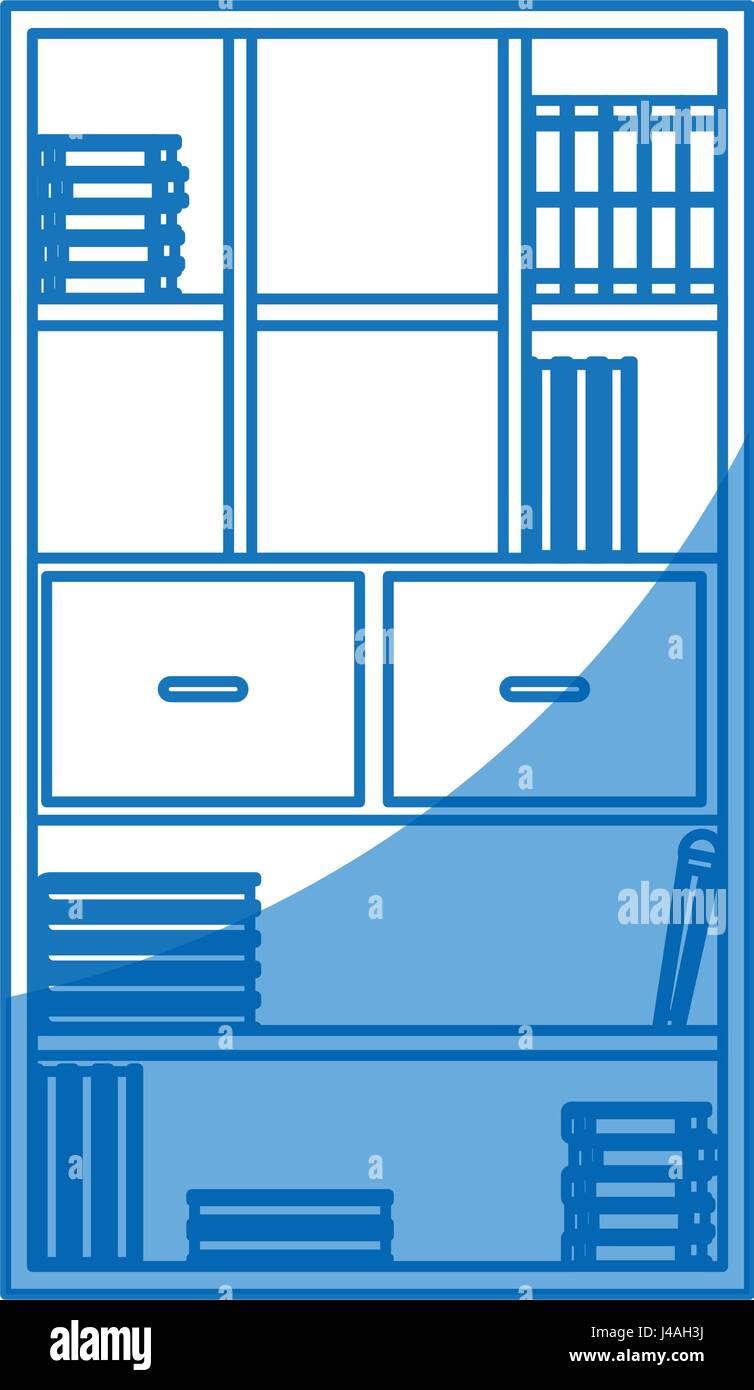 New library furniture Stock Vector Images - Alamy