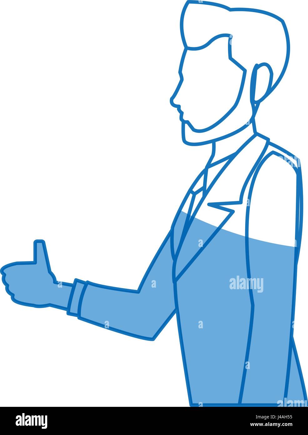 cartoon man business elegant manager Stock Vector Image & Art - Alamy