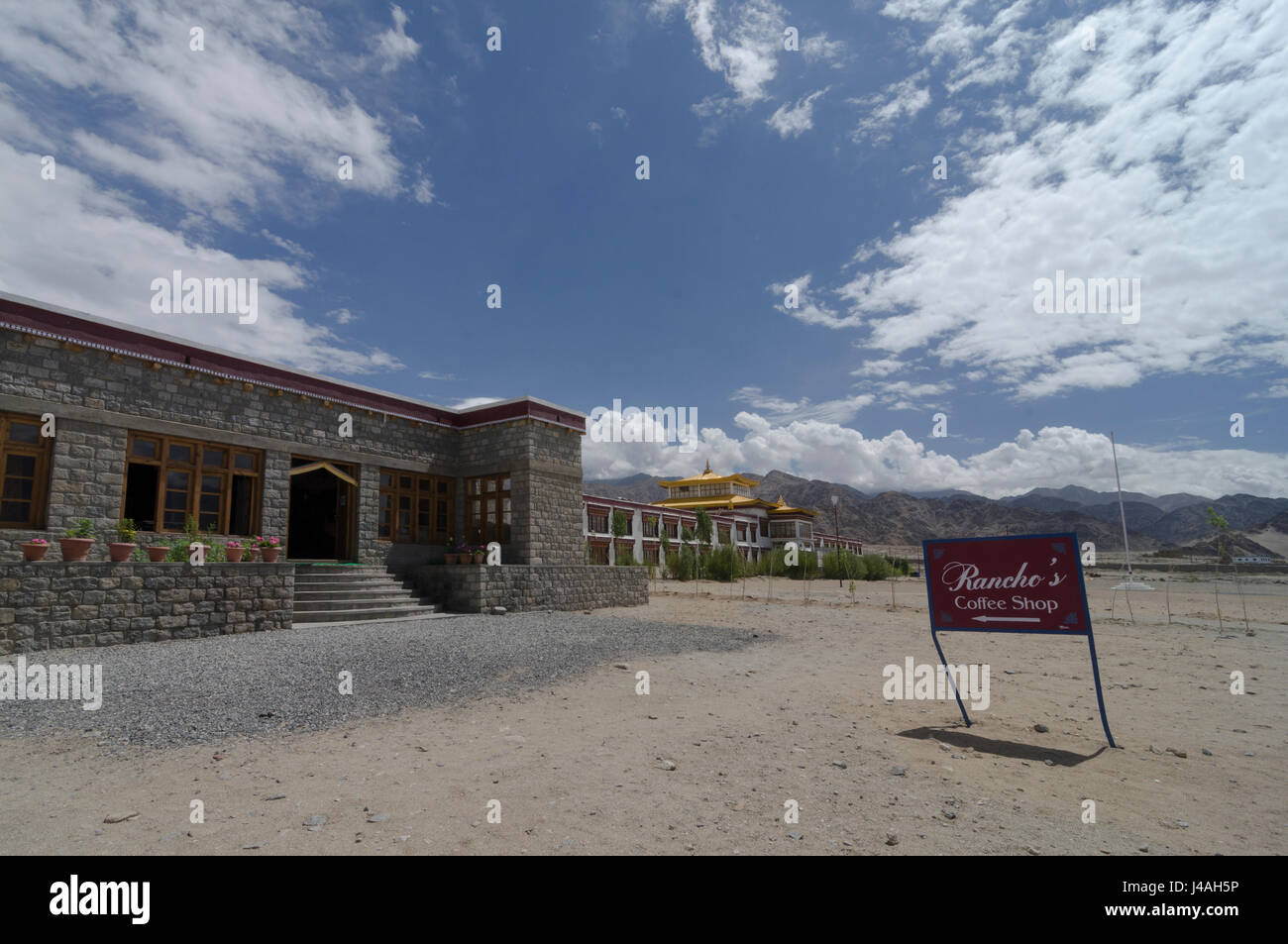 Ranchoo Coffee Shop Leh Stock Photo - Alamy