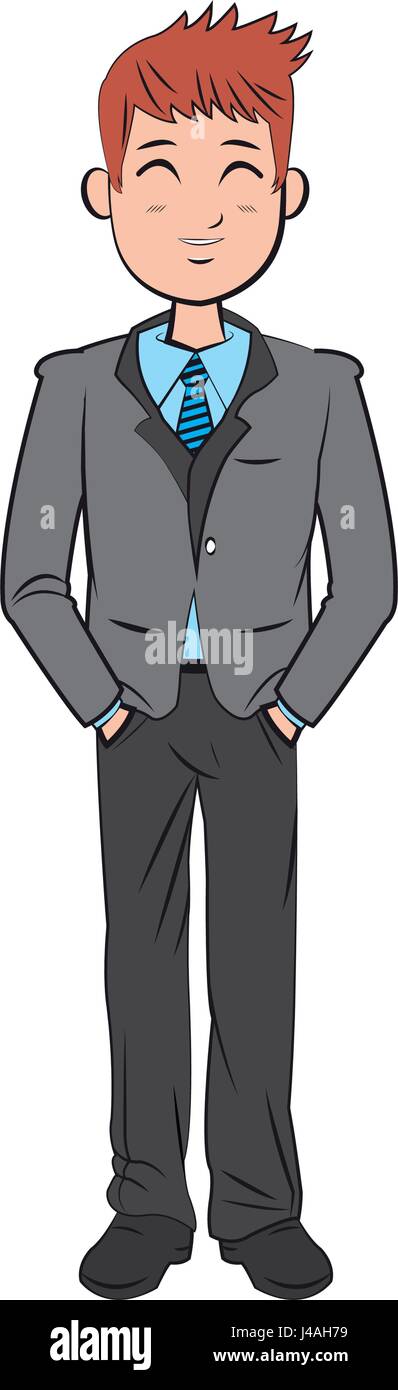 cartoon man business elegant manager Stock Vector Image & Art - Alamy