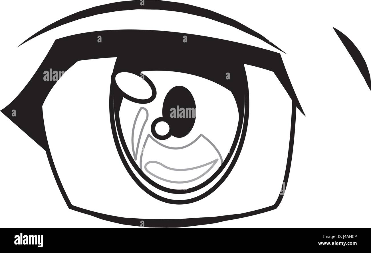 anime eye manga comic expression image Stock Vector Image & Art - Alamy