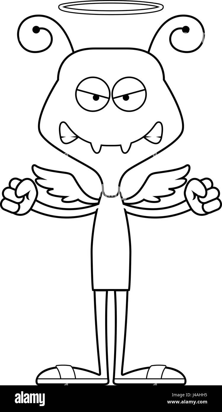 A cartoon angel ant looking angry Stock Vector Image & Art - Alamy