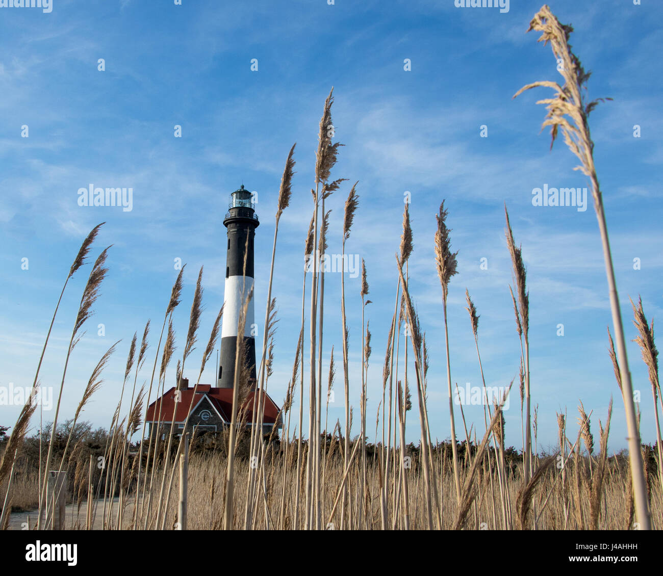 Fire Island Lighthouse at the Fire Island National Seashore, Long ...
