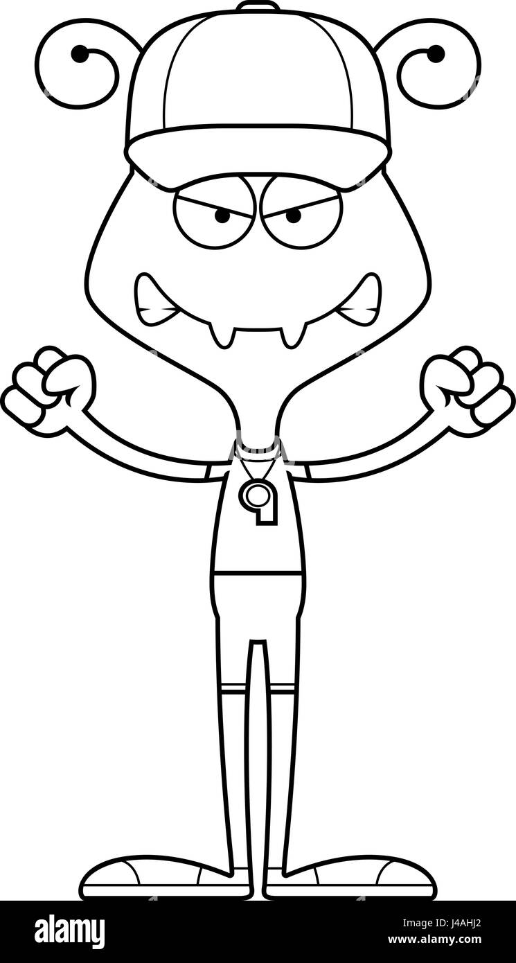 A cartoon coach ant looking angry Stock Vector Image & Art - Alamy