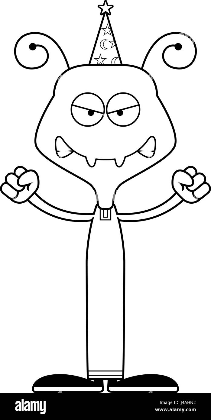 A cartoon wizard ant looking angry Stock Vector Image & Art - Alamy