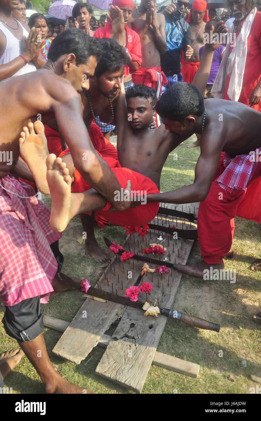 Traditional charak puja hindu hi-res stock photography and images - Alamy