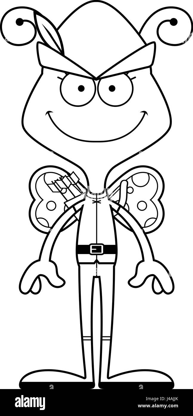 A cartoon Robin Hood butterfly smiling Stock Vector Image & Art - Alamy