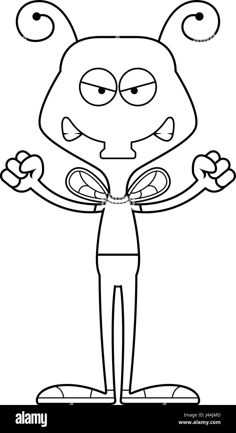 A cartoon fly looking angry Stock Vector Image & Art - Alamy