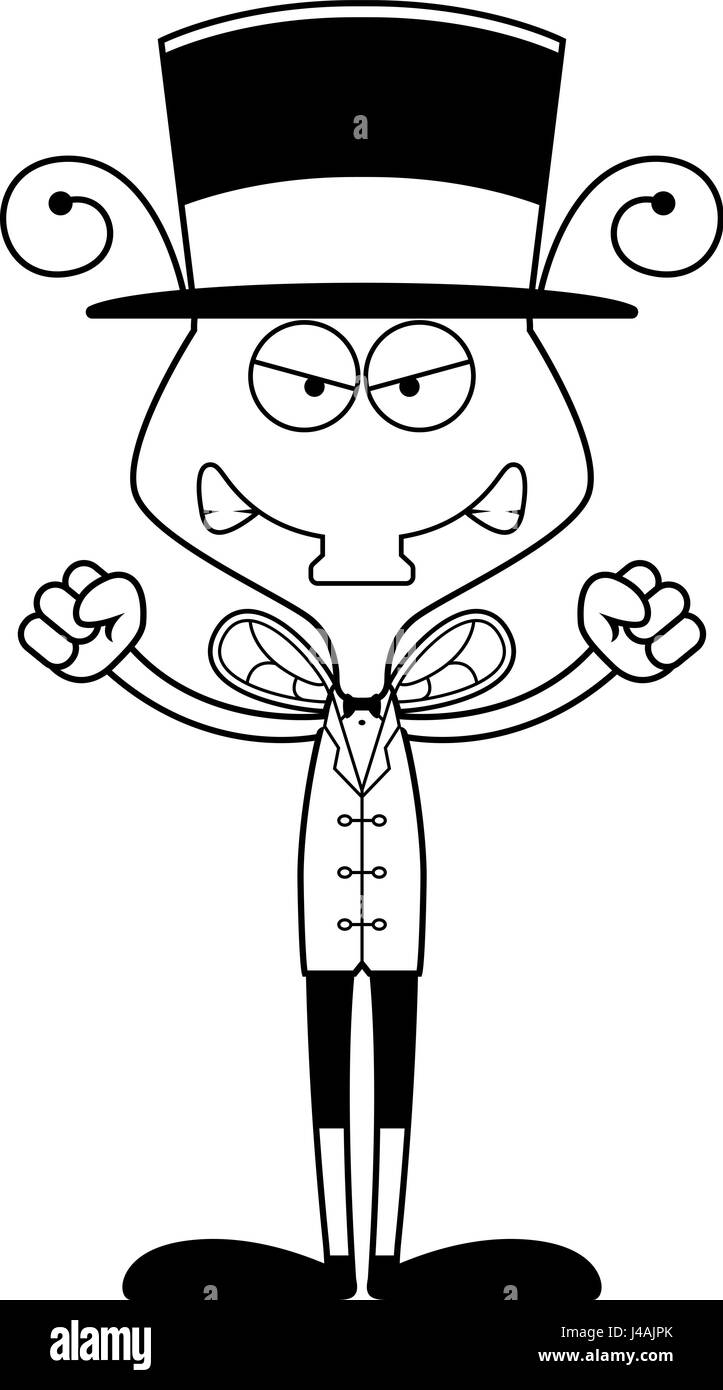 A cartoon ringmaster fly looking angry Stock Vector Image & Art - Alamy