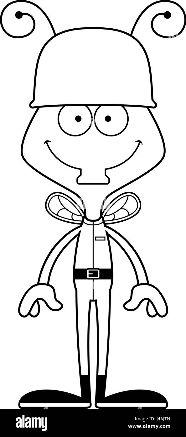 A cartoon soldier fly smiling Stock Vector Image & Art - Alamy