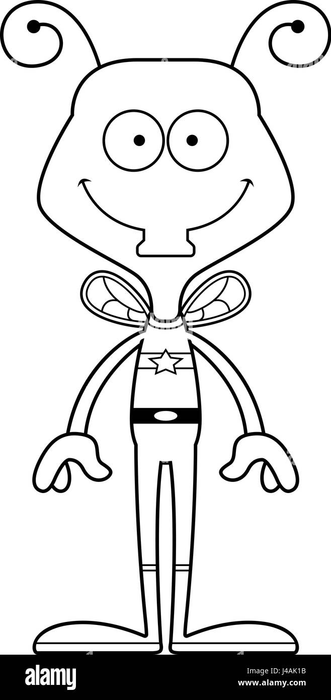 A cartoon superhero fly smiling Stock Vector Image & Art - Alamy