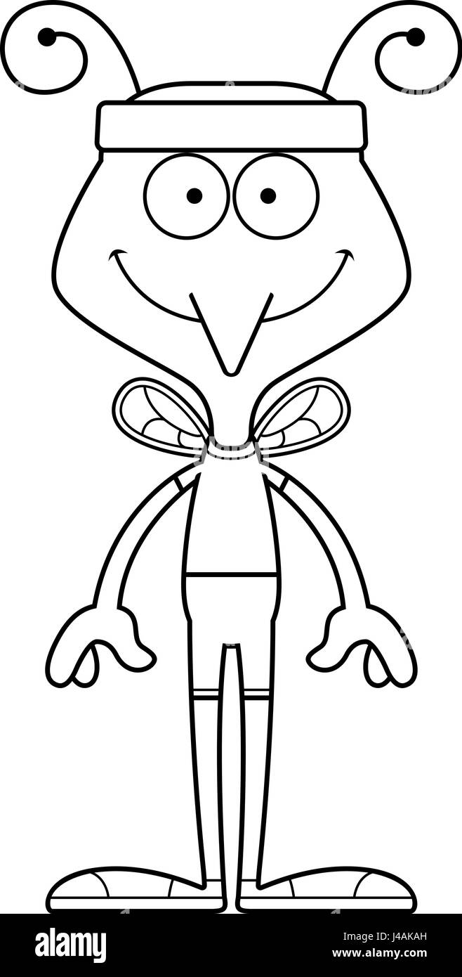 A cartoon fitness mosquito smiling Stock Vector Image & Art - Alamy