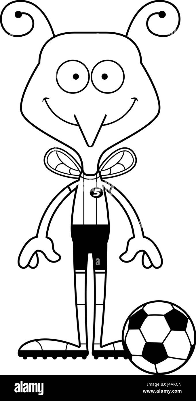 A cartoon soccer player mosquito smiling Stock Vector Image & Art - Alamy