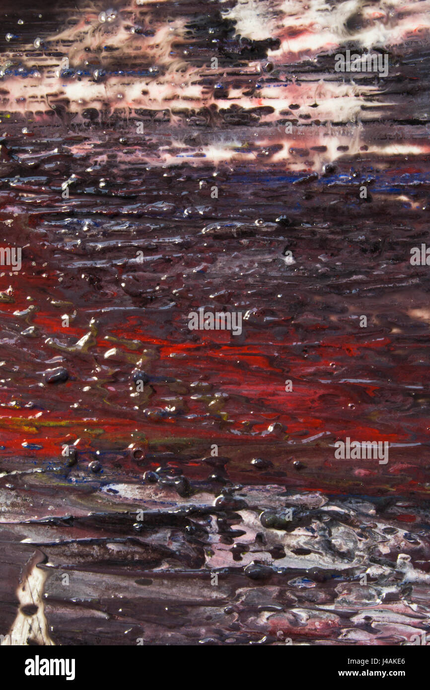Abstract Paint Streaks and Marks on Black Background Stock Photo - Alamy