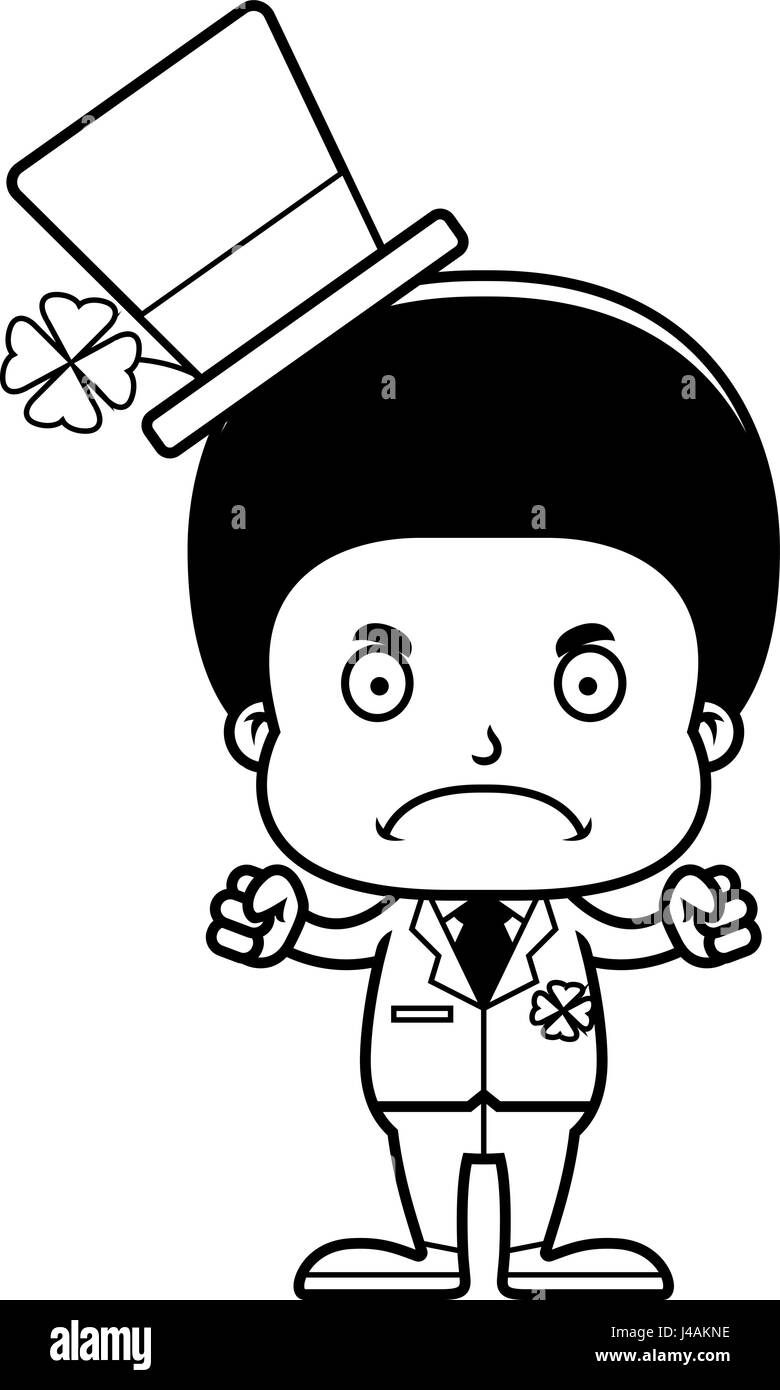 A cartoon Irish boy looking angry Stock Vector Image & Art - Alamy