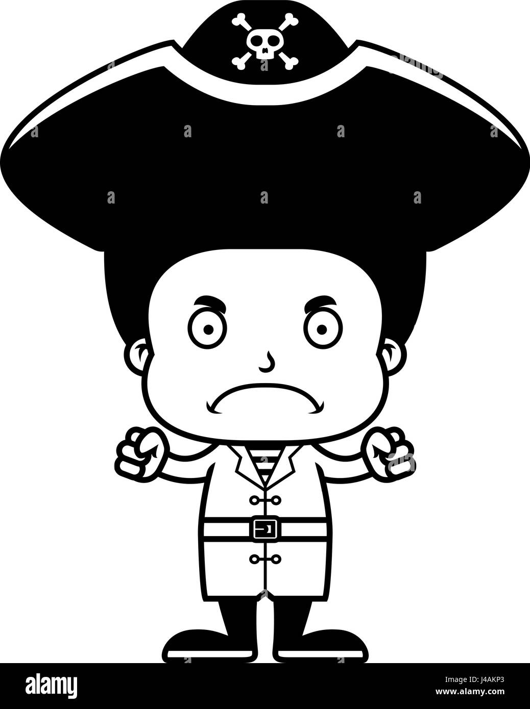 A cartoon pirate boy looking angry Stock Vector Image & Art - Alamy