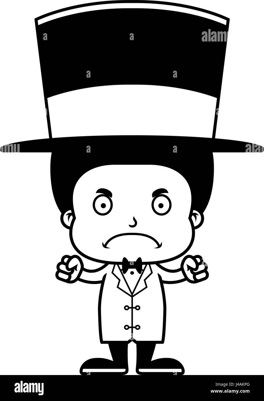 A cartoon ringmaster boy looking angry Stock Vector Image & Art - Alamy