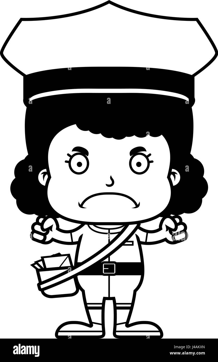 Mailman Clipart Black And White