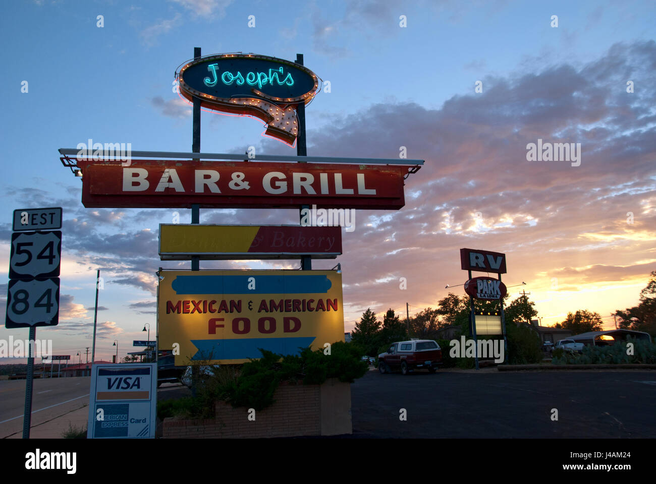 Joseph's Bar & Grill Stock Photo - Alamy
