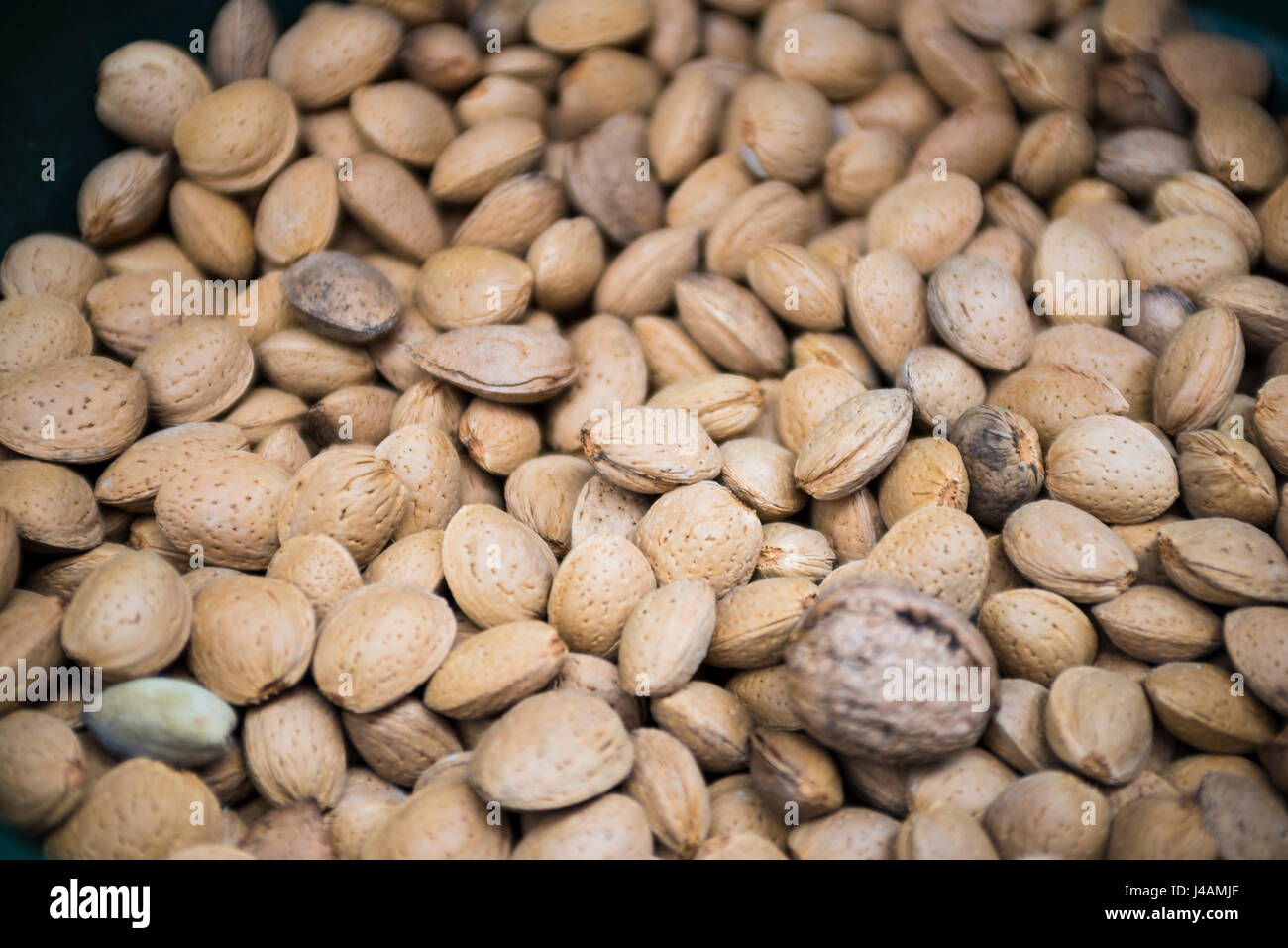 Sale of almonds in bulk Stock Photo - Alamy