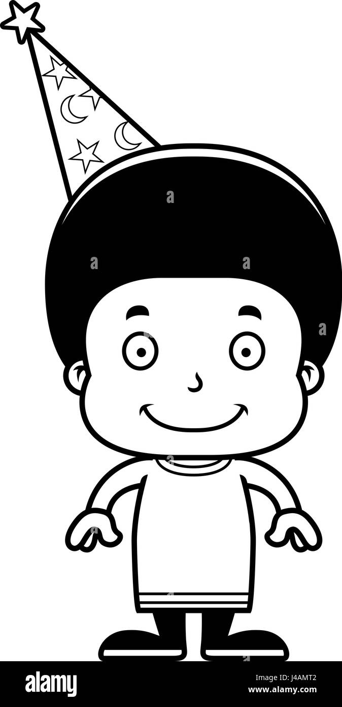 Boy wizard Stock Vector Images - Alamy