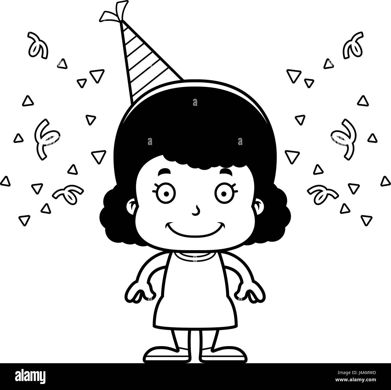 Party girl Stock Vector Images - Alamy