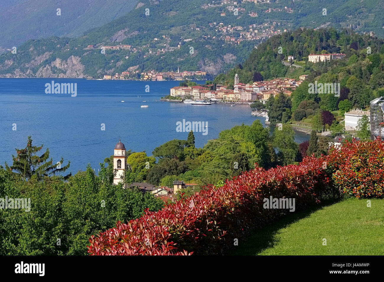 Bellagio on Lake Como, Lombardy in Italy Stock Photo - Alamy