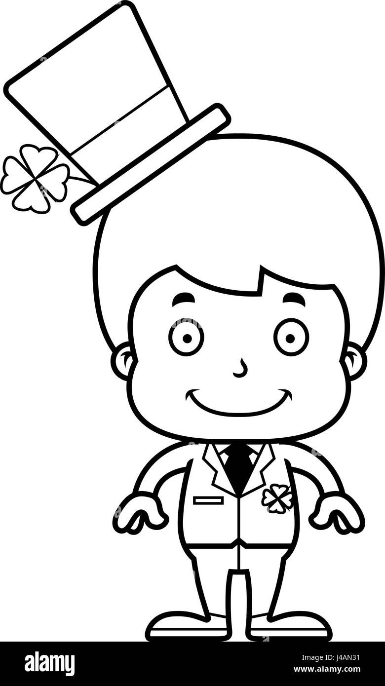 A cartoon Irish boy smiling Stock Vector Image & Art - Alamy