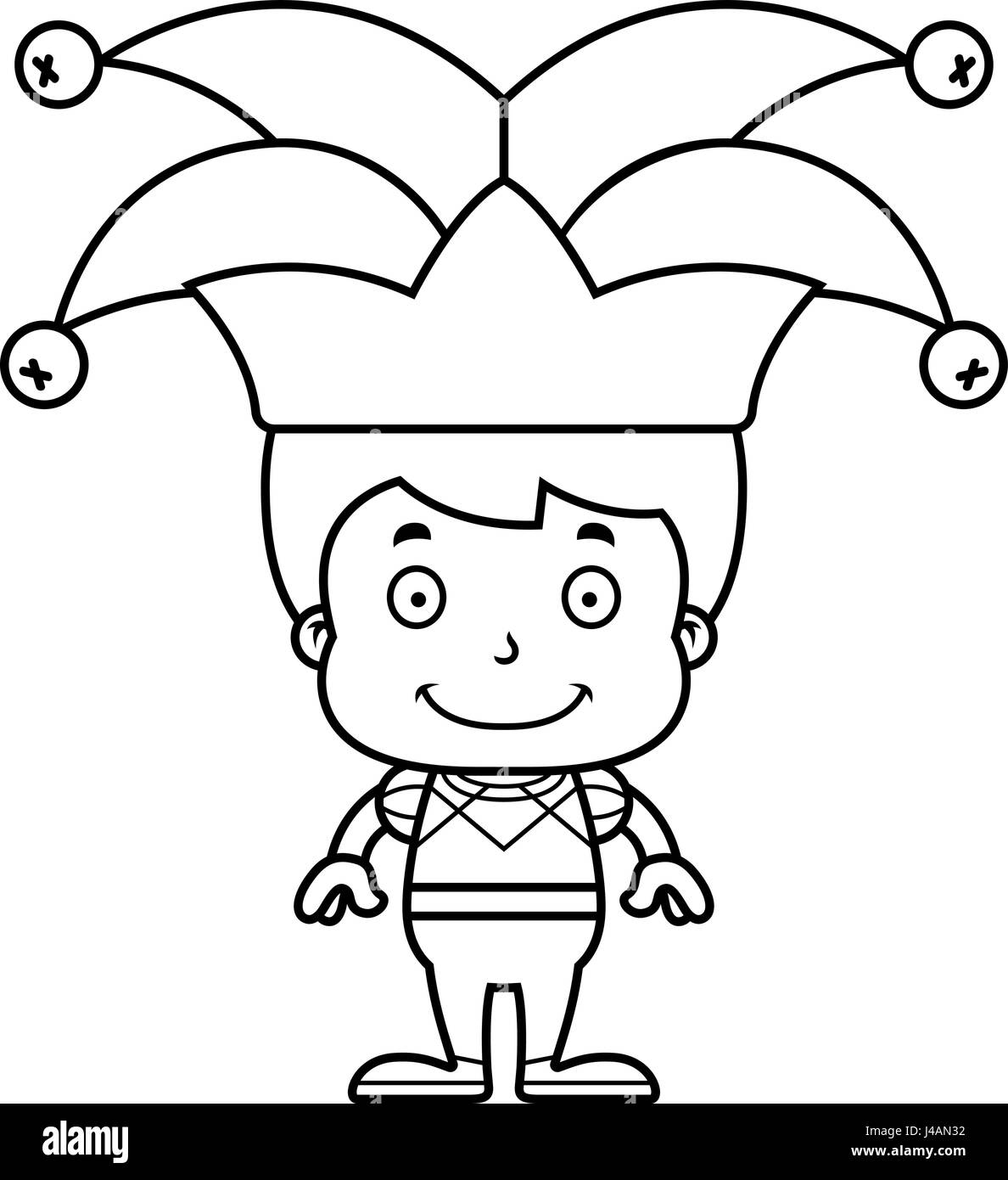 Jester child clipart Stock Vector Images - Alamy