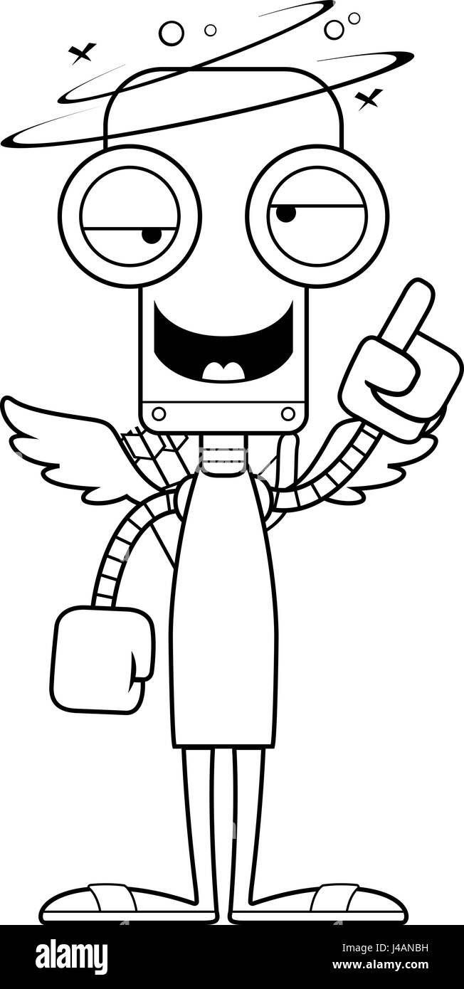 A cartoon cupid robot looking drunk Stock Vector Image & Art - Alamy