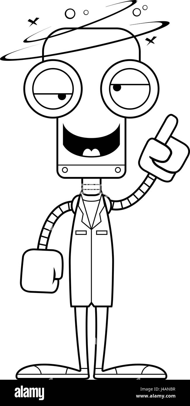 A cartoon doctor robot looking drunk Stock Vector Image & Art - Alamy