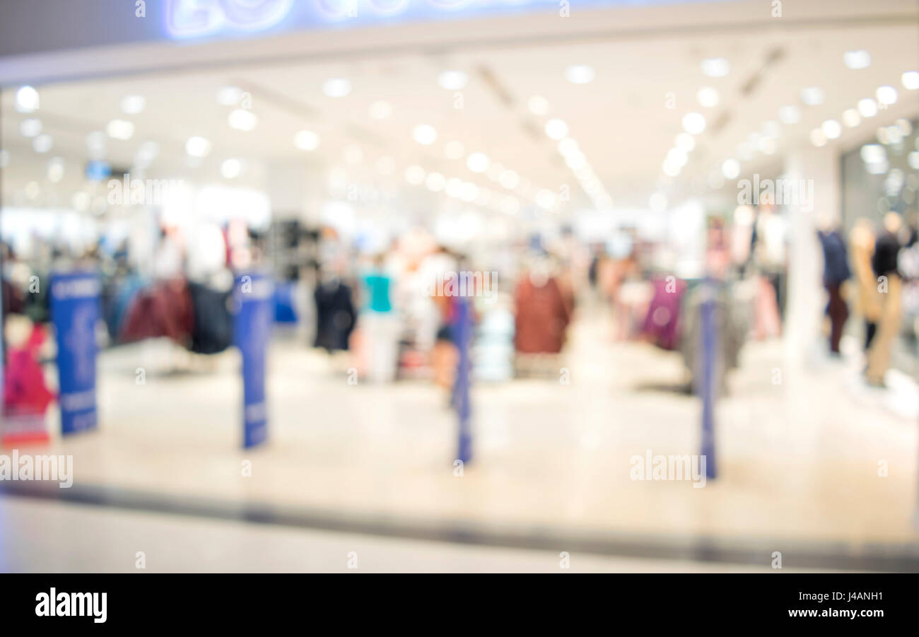 store blur background with bokeh Stock Photo - Alamy