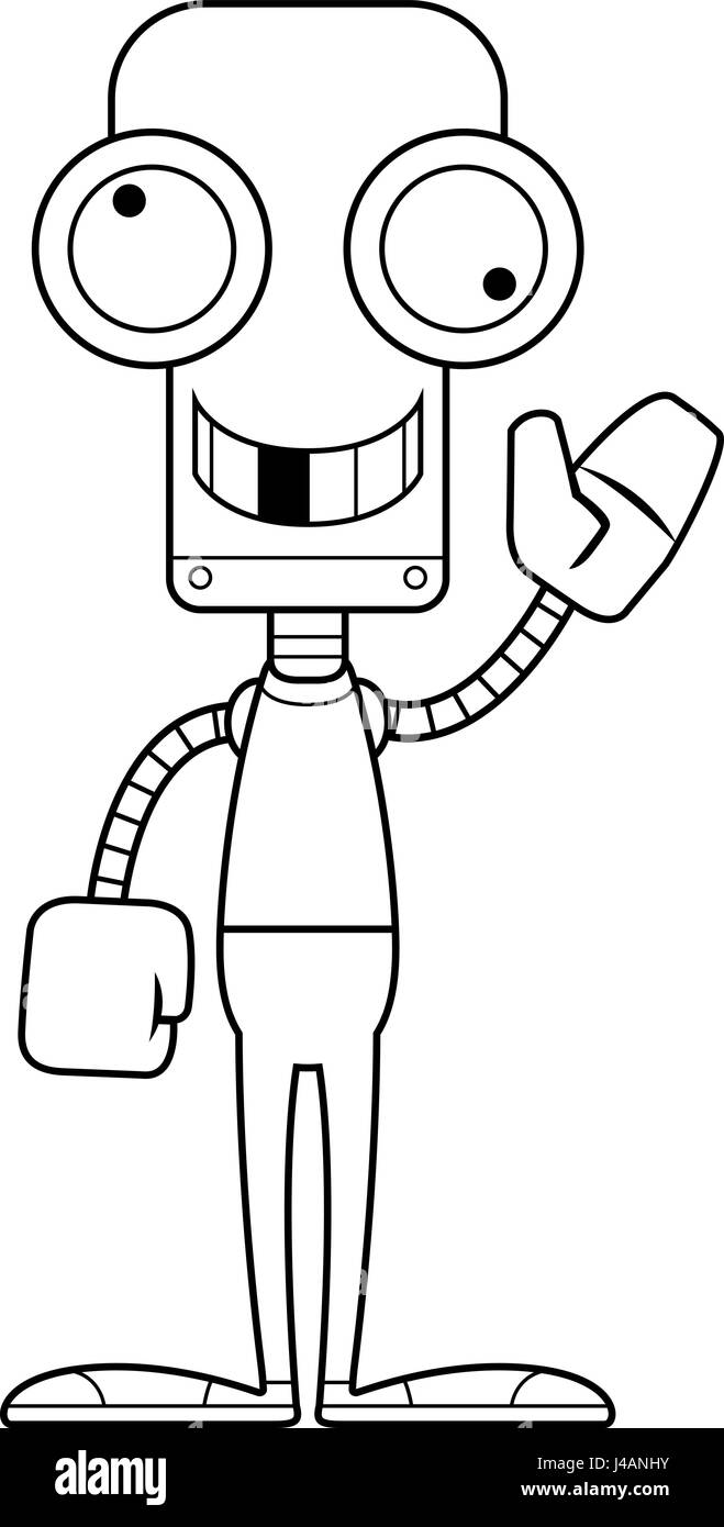 A cartoon robot looking silly Stock Vector Image & Art - Alamy